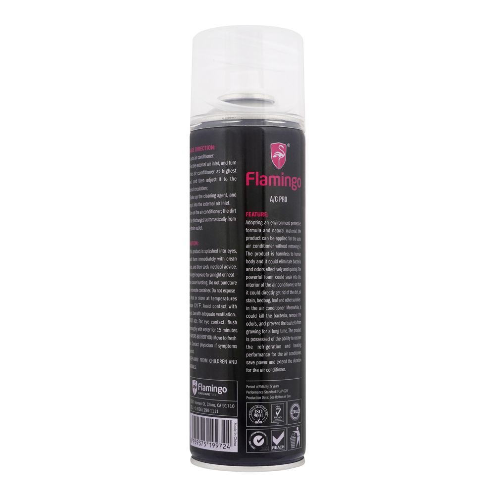 Purchase Flamingo A/C Pro Car Air Conditioner Cleaner, 500ml, F020 ...