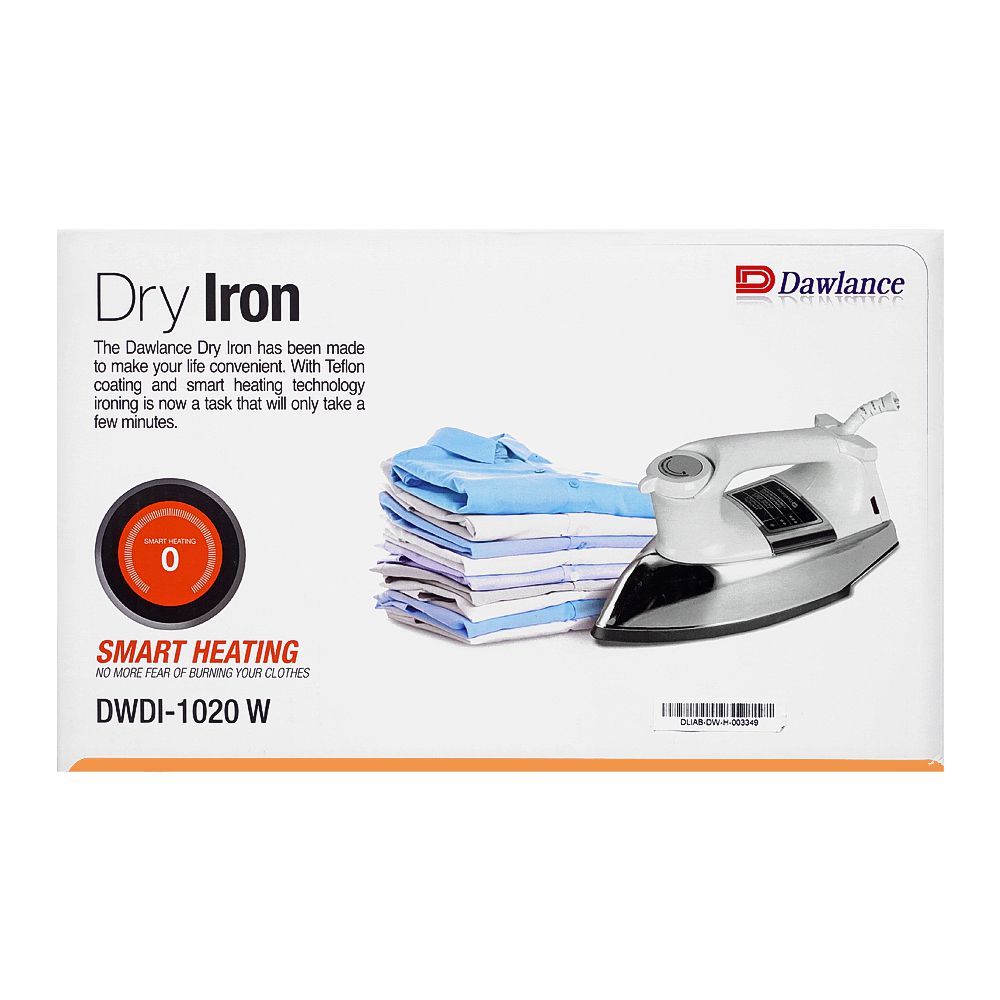 Order Dawlance Dry Iron, White, DWDI-1020 Online at Best Price in ...