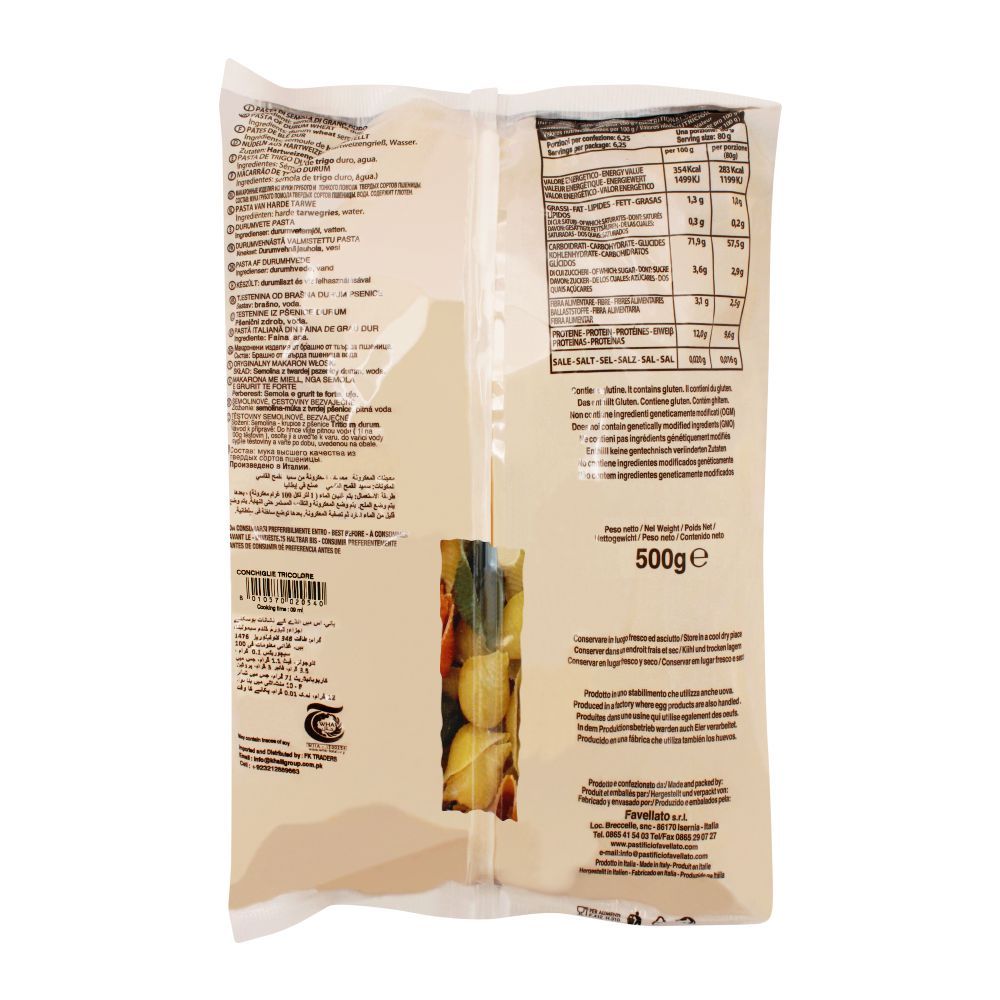 Purchase Pantanella Tricolor Conchiglie Pasta, 500g Online at Special ...