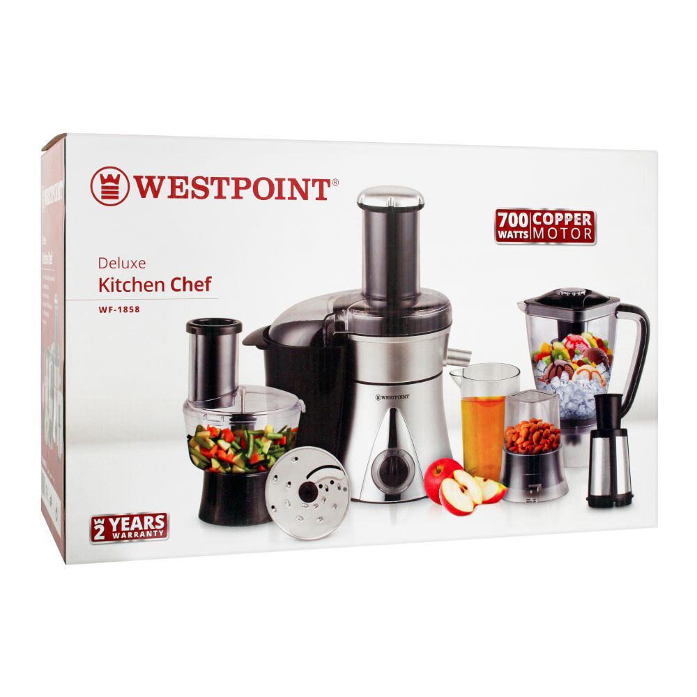 Order West Point 4-In-1 Deluxe Kitchen Chef Food Processor, 700W, WF ...