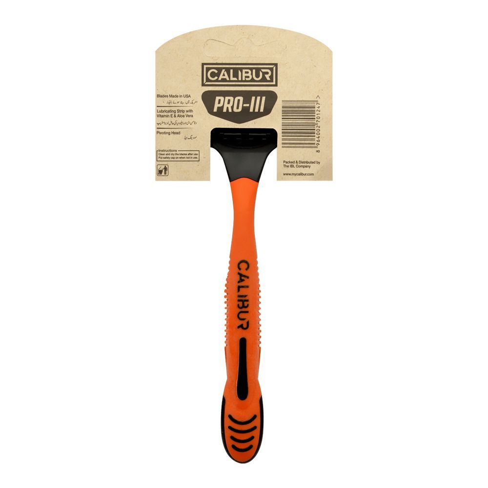 Buy Calibur Pro-III Triple Blade Body Razor For Men, 1 Count Online at ...