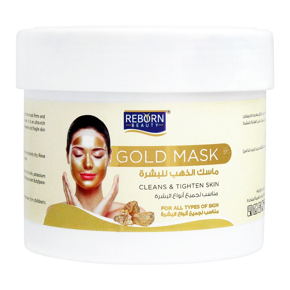 Order Reborn Beauty Gold Facial Mask, All Skin Types, 500ml Online at ...