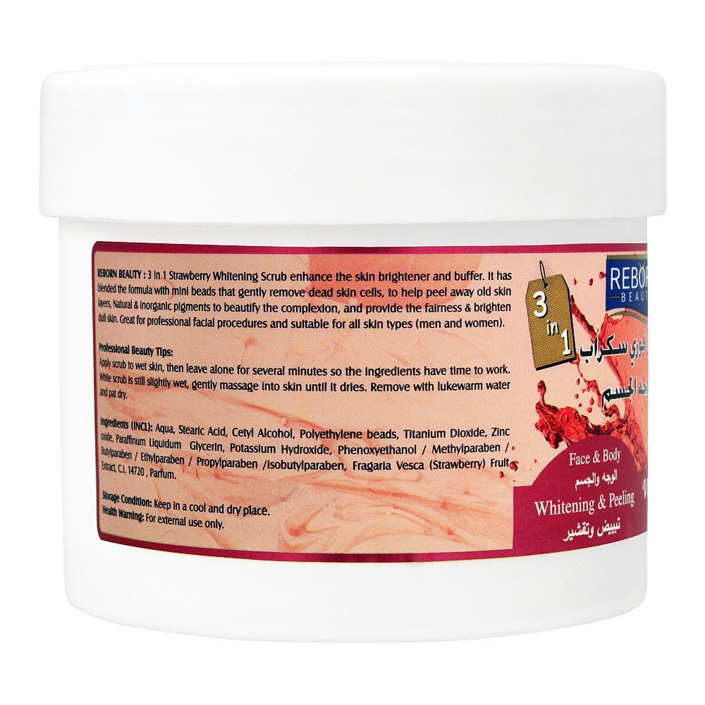 Order Reborn Beauty 3-In-1 Face & Body Whitening Scrub, 500ml Online at ...