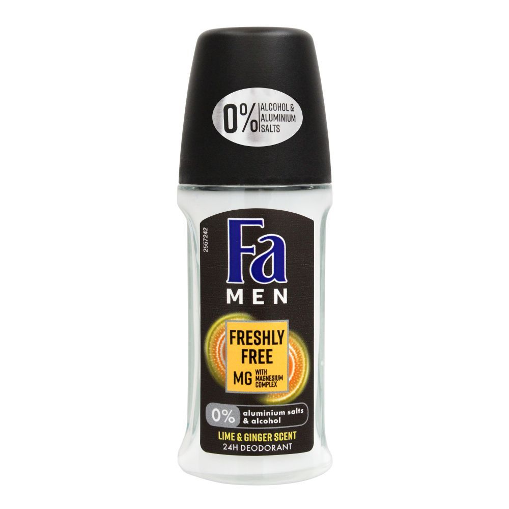 Order Fa Men 24H Freshly Free Lime & Ginger Scent Roll-On Deodorant ...