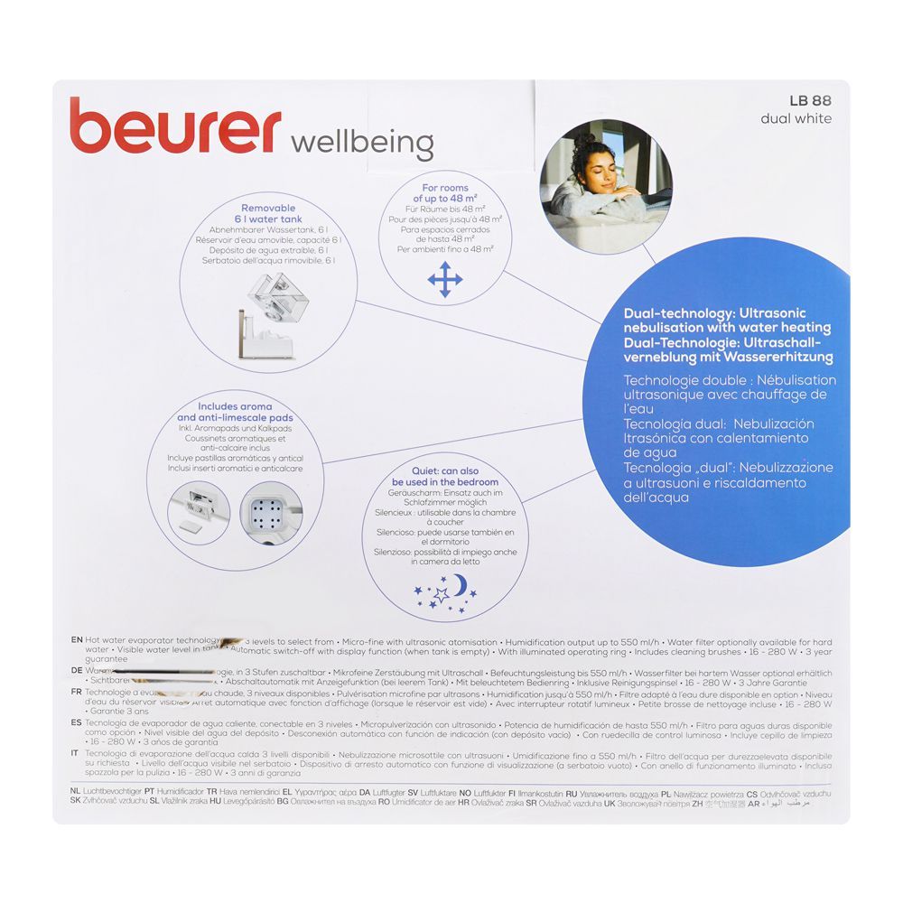 Beurer Air Humidifier, LB-88