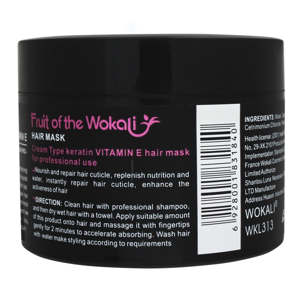 Order Wokali Vitamin E & Keratin Repairing Hair Mask, 02, 500ml Online at Best Price in Pakistan ...