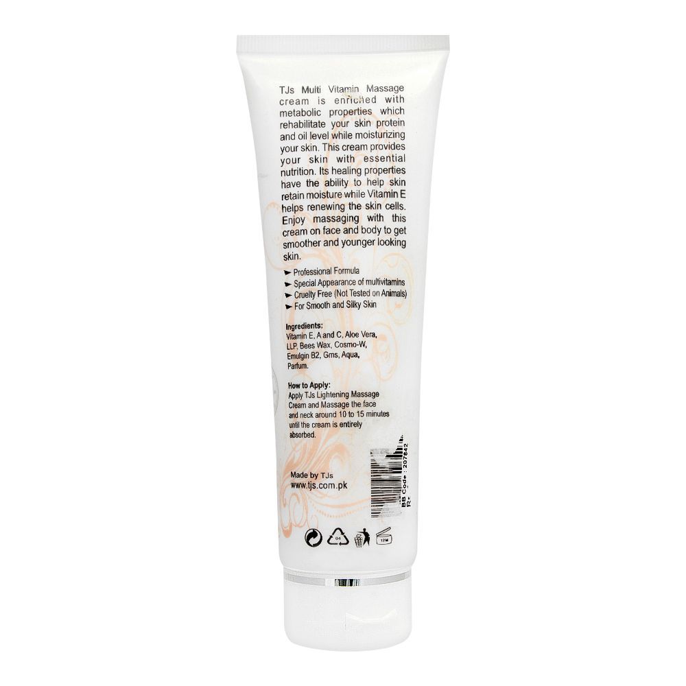 Order TJs Professionals Massage Cream, Alcohol Free, All Skin Types ...