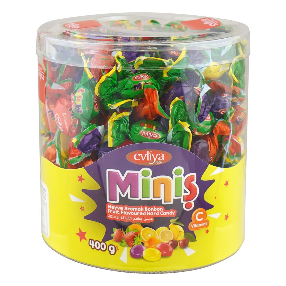 Order Evliya Minis Vitamin C Mix Fruit Hard Candy, Pouch, 350g Online ...