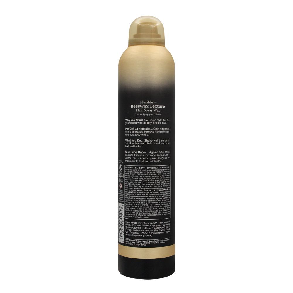 Order OGX Flexible + Beeswax Texture Hair Spray Wax, 170g Online at ...