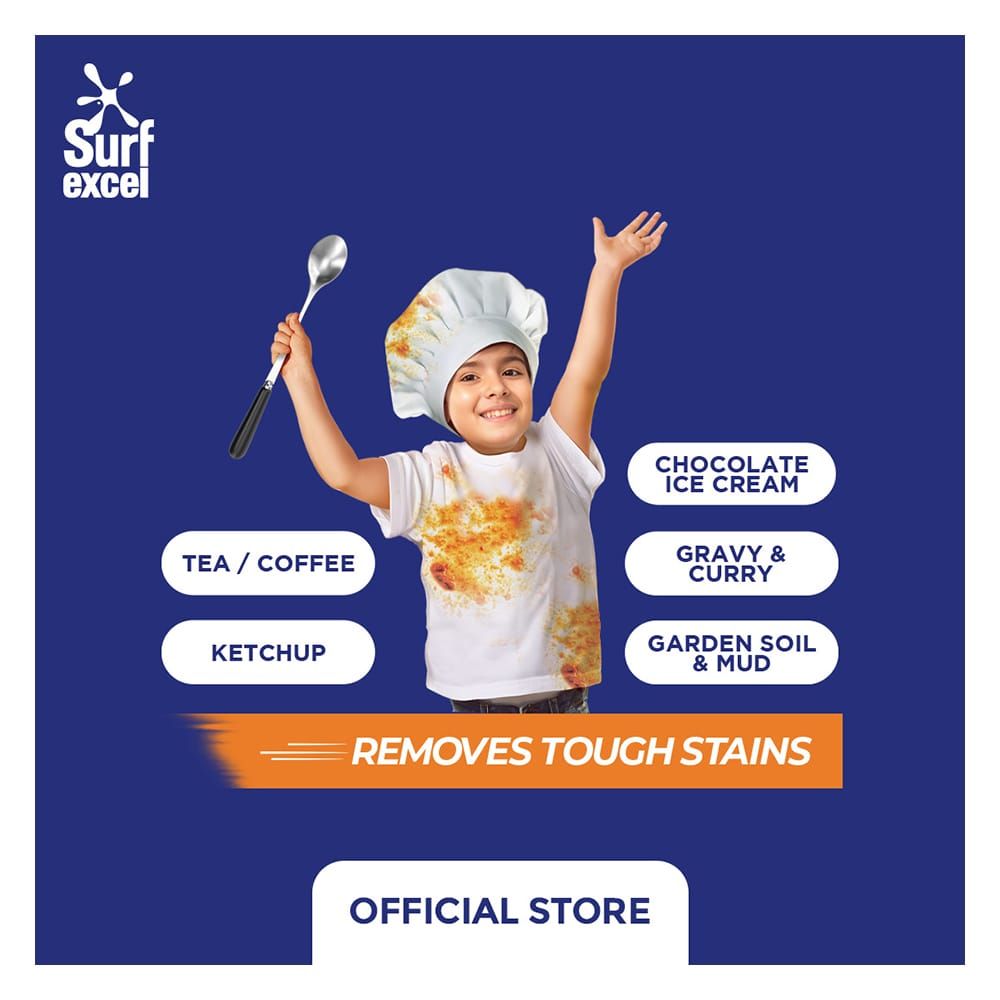 Surf Excel Laundry Detergent Washing Powder, 2kg Saver Pack Rs.100/-