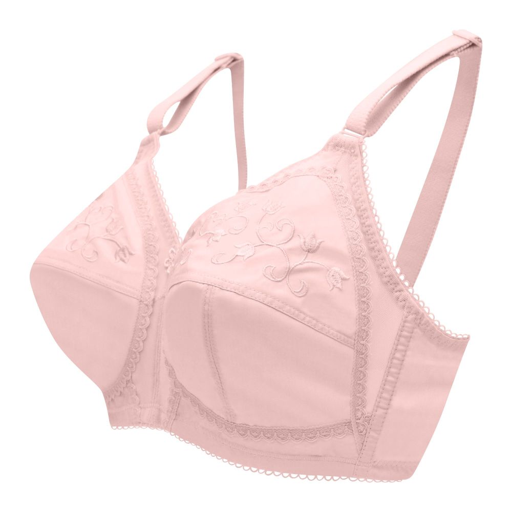 Purchase BeBelle Doria Cotton Embroidered Control Bra, Orchid Pink ...
