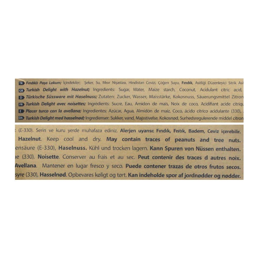 Purchase Usas Turkish Delight With Pasha & Hazelnut, 454g Online at ...