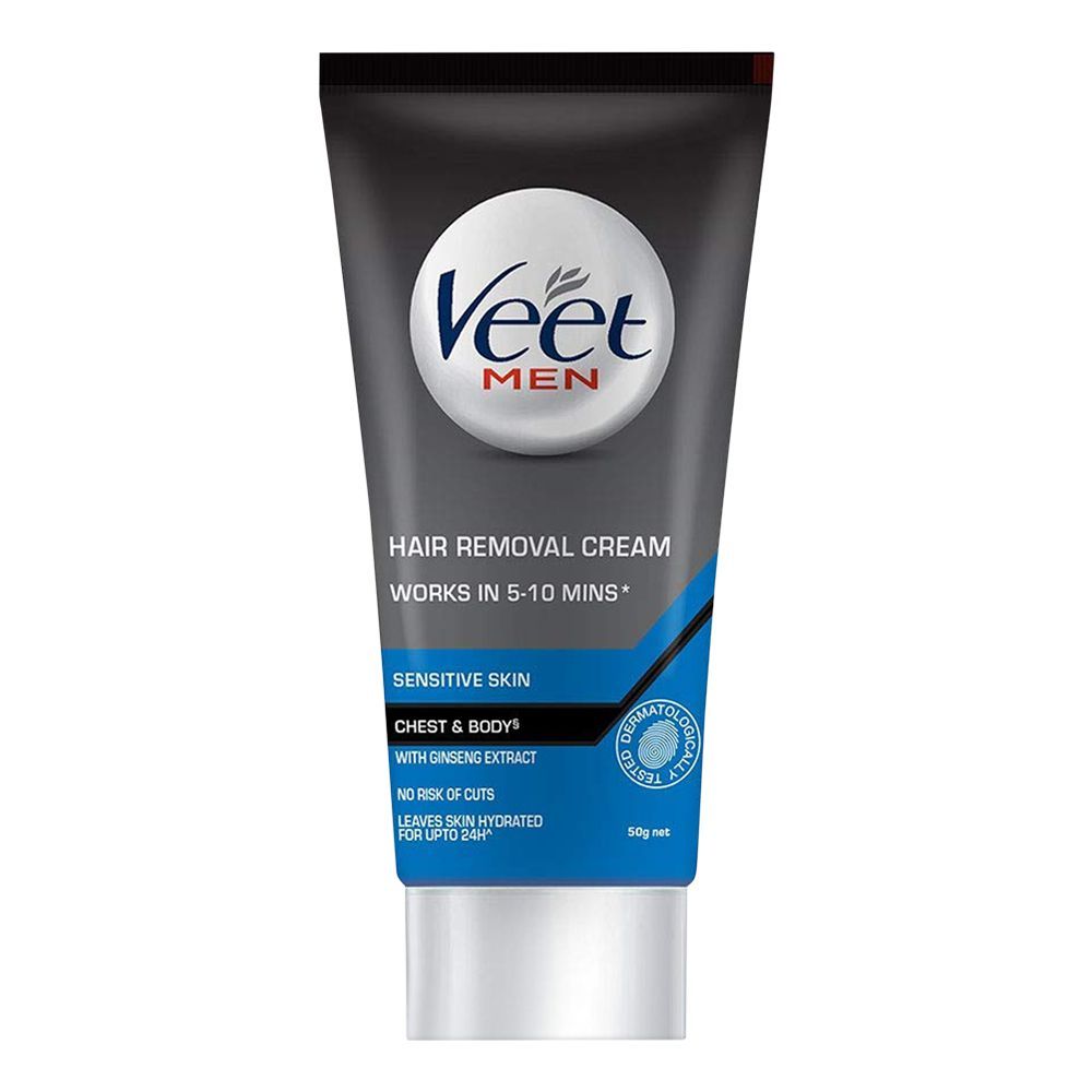 Order Veet Men Hair Removal Cream, Chest And Body, Sensitive Skin, 50g ...