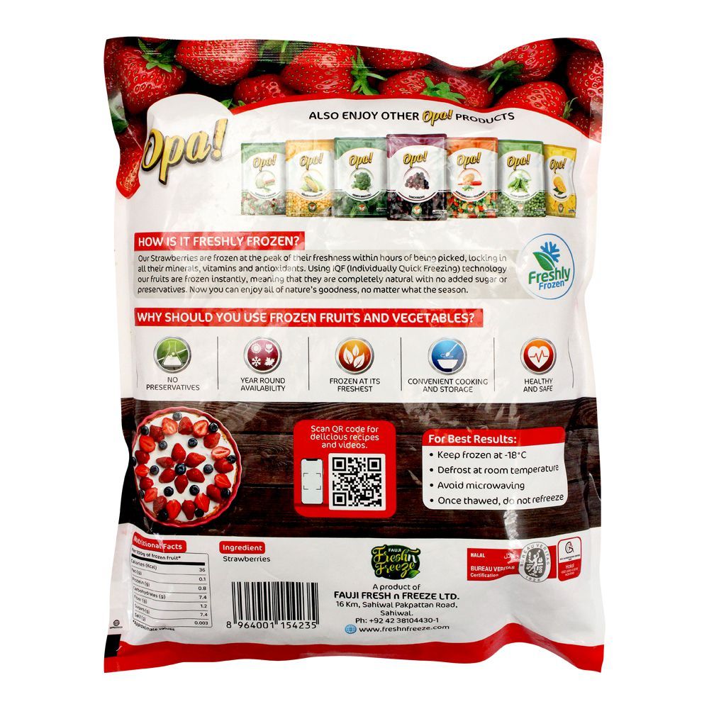 Order Opa! Juicy Frozen Strawberries, 500g Online at Special Price in ...