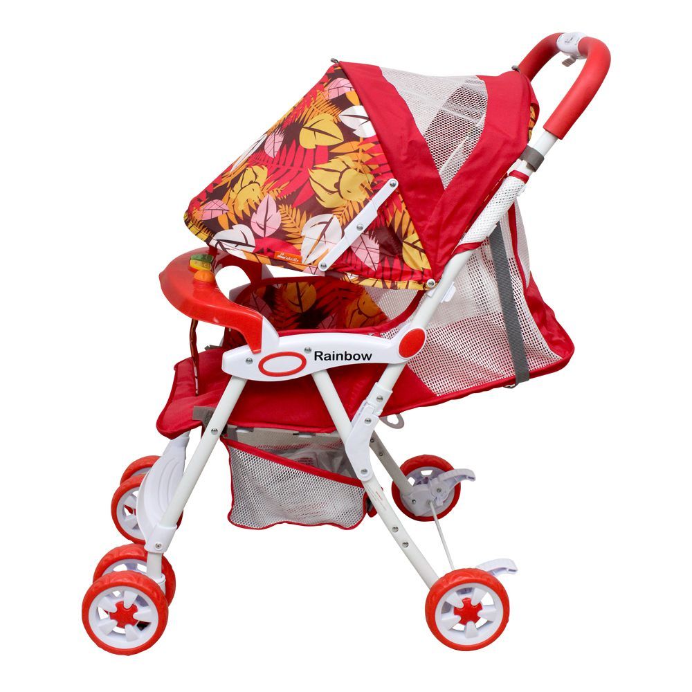 Buy Rainbow Baby Stroller, Red, 9407 Online at Best Price in Pakistan ...