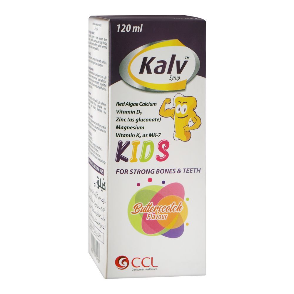CCL Pharmaceuticals Kalv Syrup, 120ml