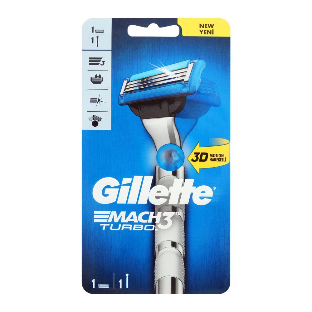 Purchase Gillette Mach3 3D Motion Turbo Razor, 1 Count Online at Best ...