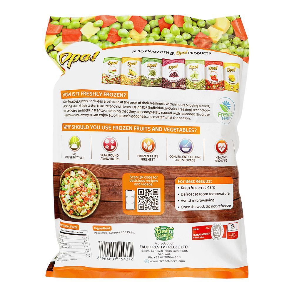 Opa! Appetizing Mixed Vegetables, 500g