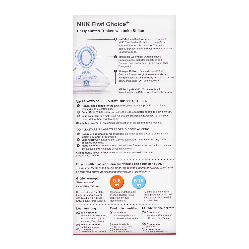 Order Nuk First Choice Starter Set, 0-6m, 10225171 Online at Special ...