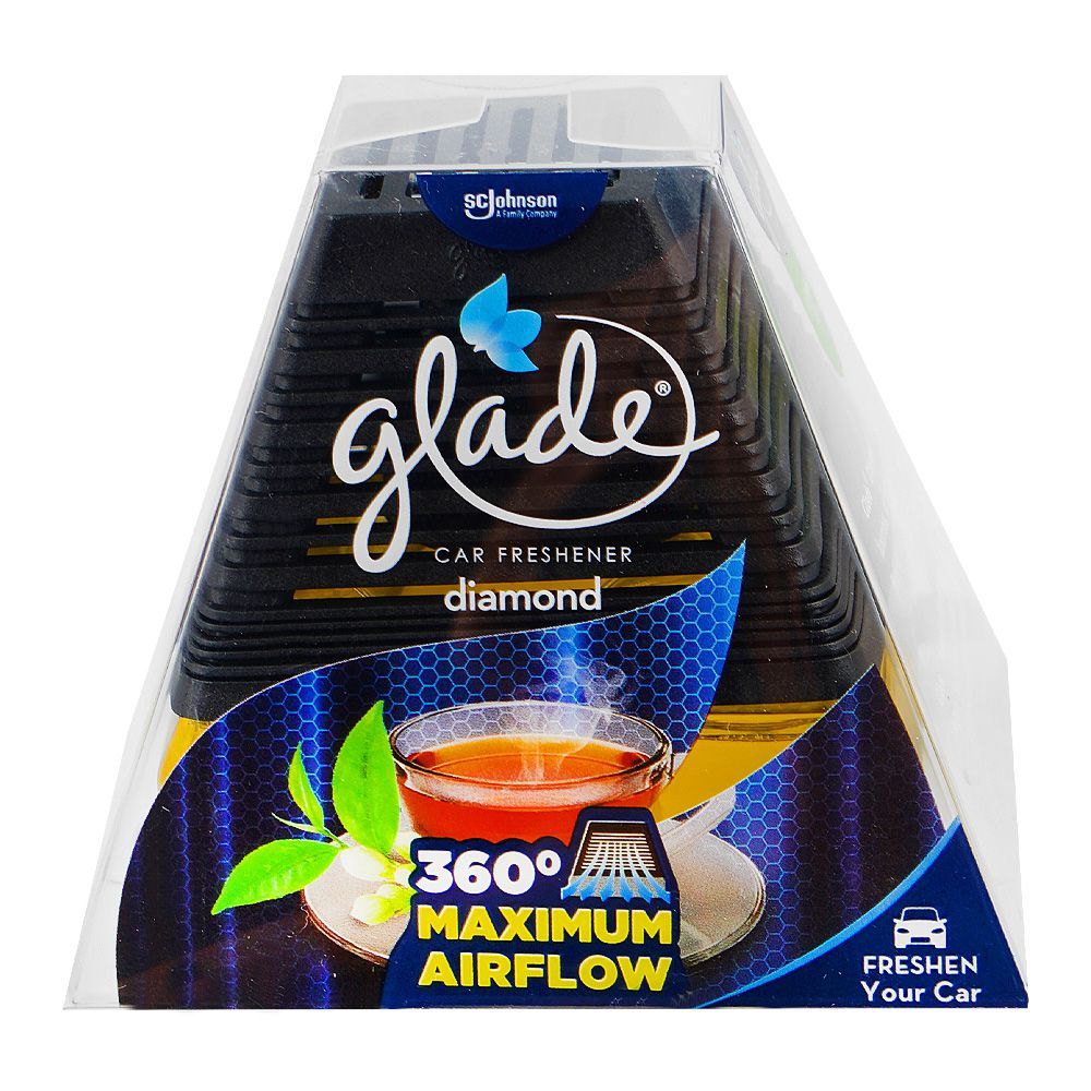 Glade Diamond Jasmine Tea Car Air Freshener, 80ml