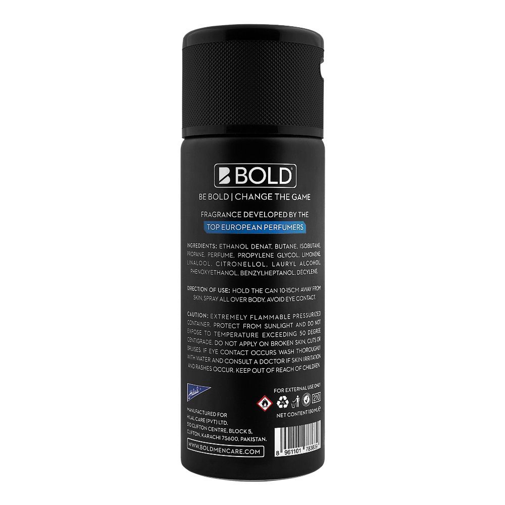 Buy Bold Alpha Long Lasting Deodorant Body Spray, For Men, 150ml Online ...
