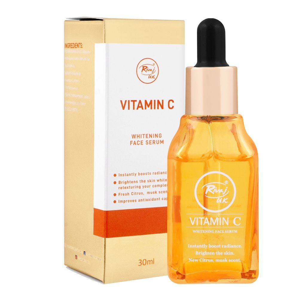 Buy Rivaj Vitamin C Whitening Face Serum, 30ml Online at Special Price ...