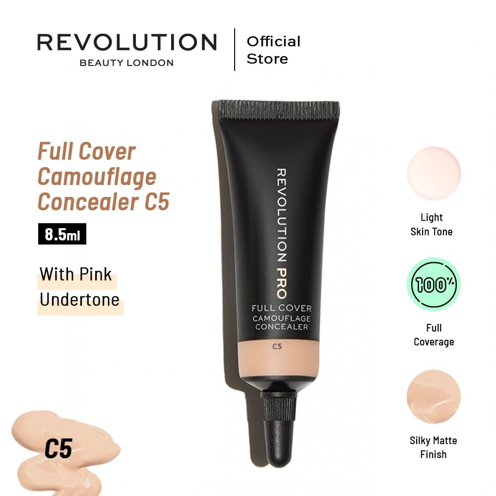 Buy Makeup Revolution Pro Full Cover Camouflage Concealer, C5 Online at ...