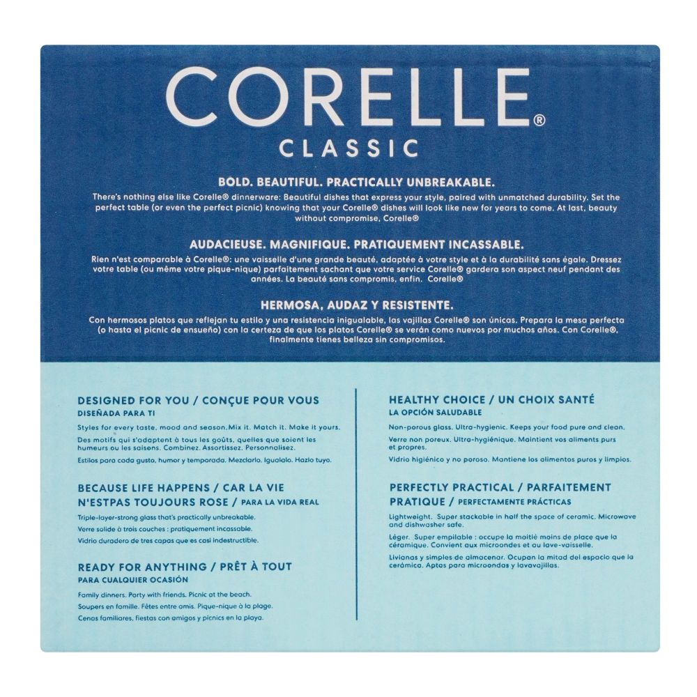 Order Corelle Livingware Dinnerware Set, Fusion Charcoal, 16 Piece ...
