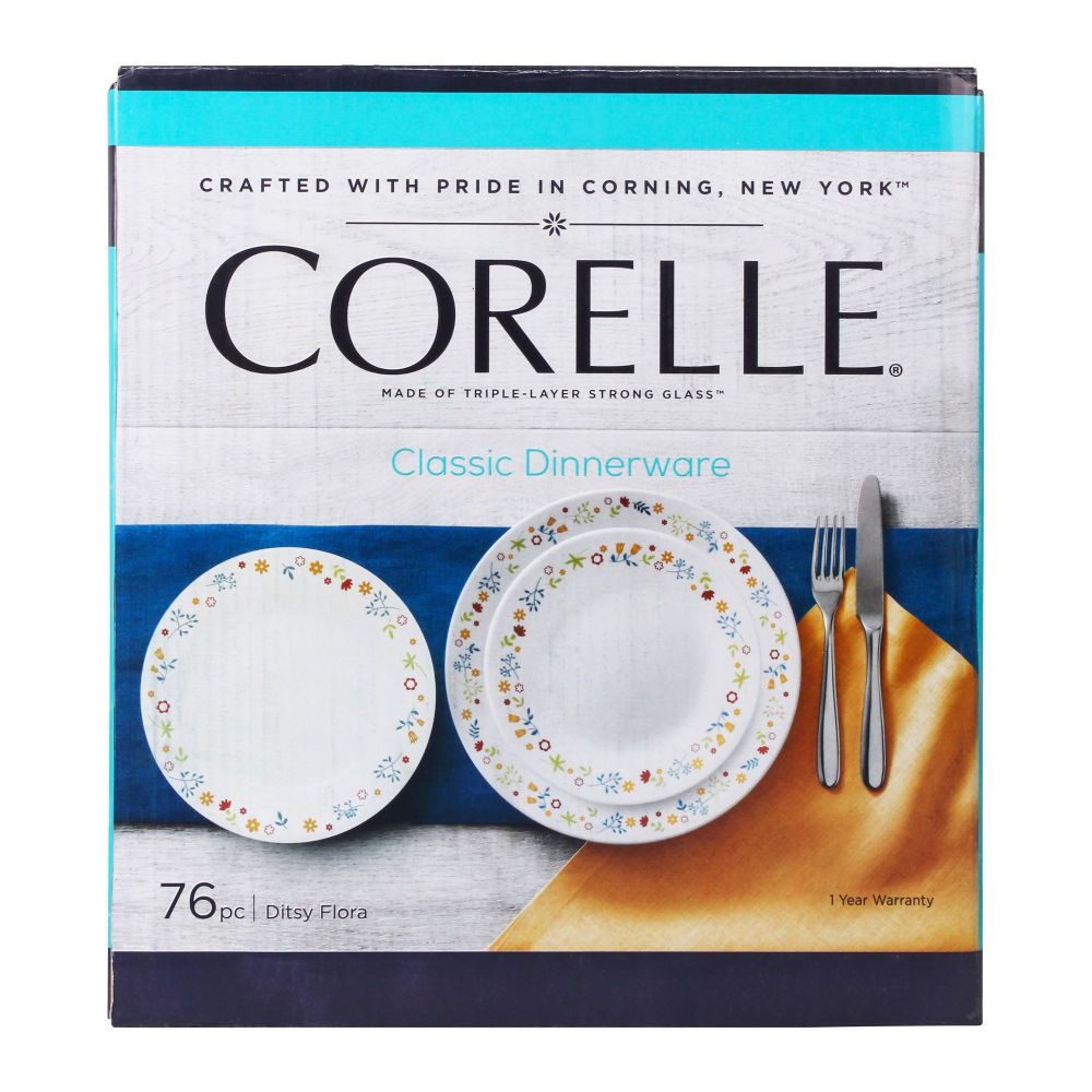 Buy Corelle Livingware Dinner Set, Tree Bird, 80 Pieces, 80-TD-PK ...