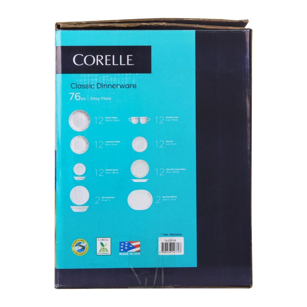 Buy Corelle Livingware Dinner Set, Tree Bird, 80 Pieces, 80-TD-PK ...