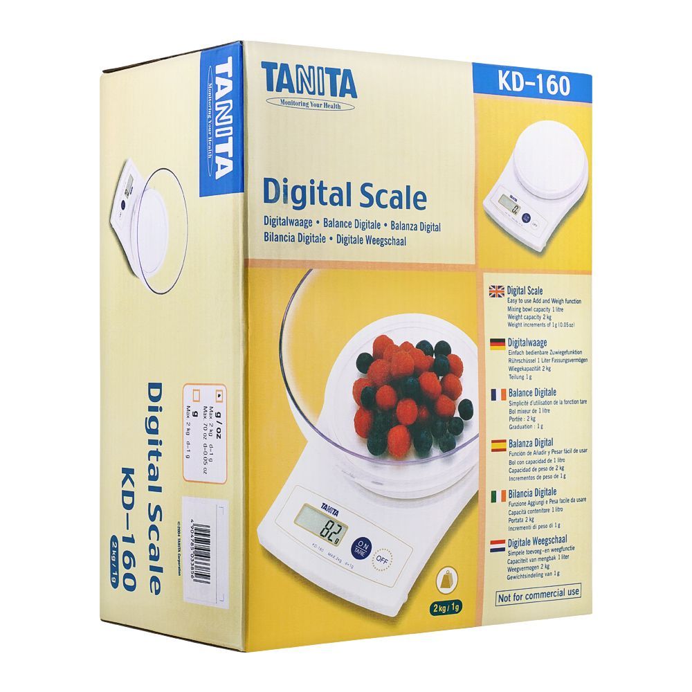 Order Tanita Digital Kitchen Scale, Weight Machine, KD-160 Online at ...