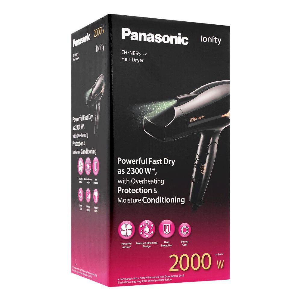 Purchase Panasonic Ionity Hair Dryer, 2000W, EH-N65-K Online at Special ...