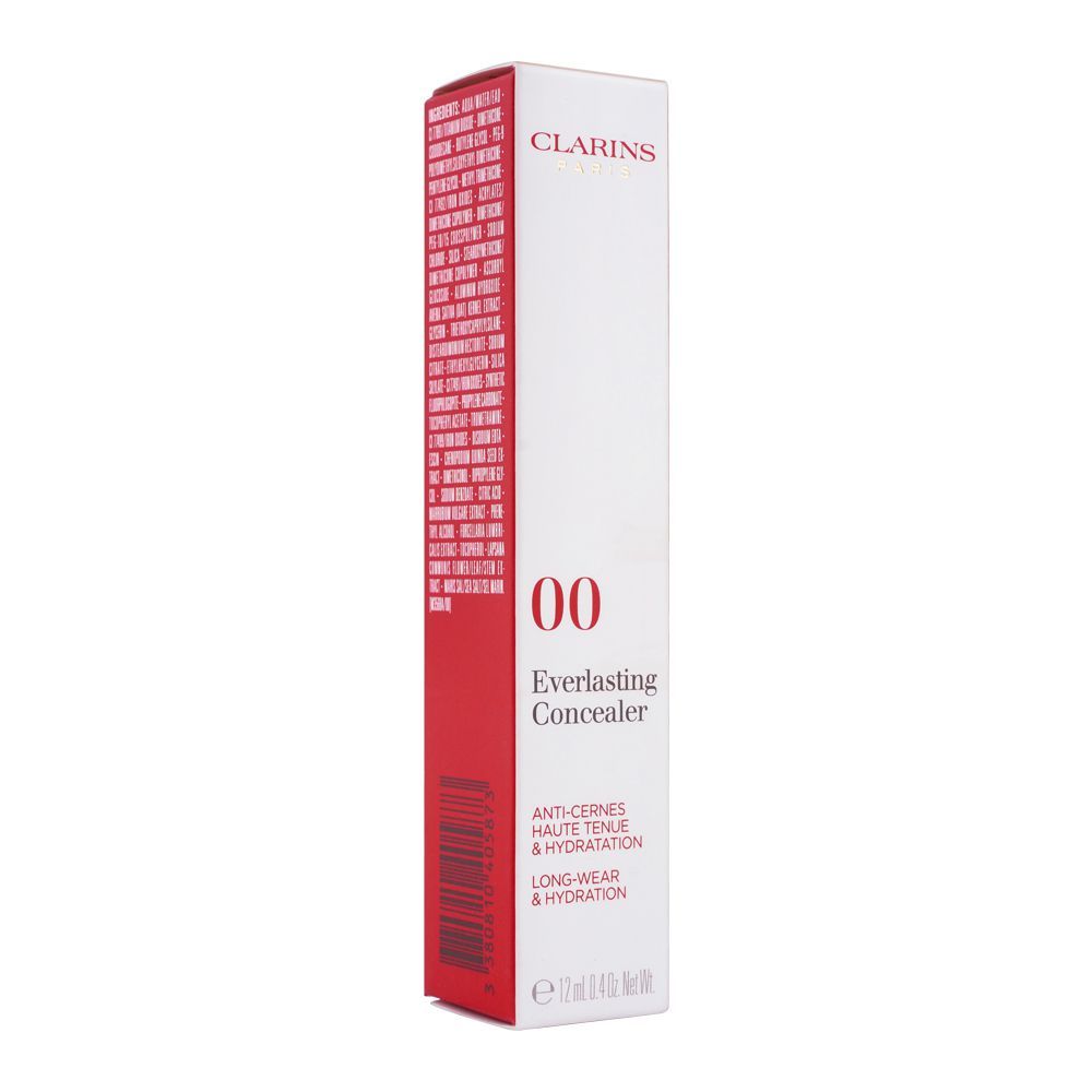 Buy Clarins Paris Long-Wear & Hydration Everlasting Concealer, 00 Very ...