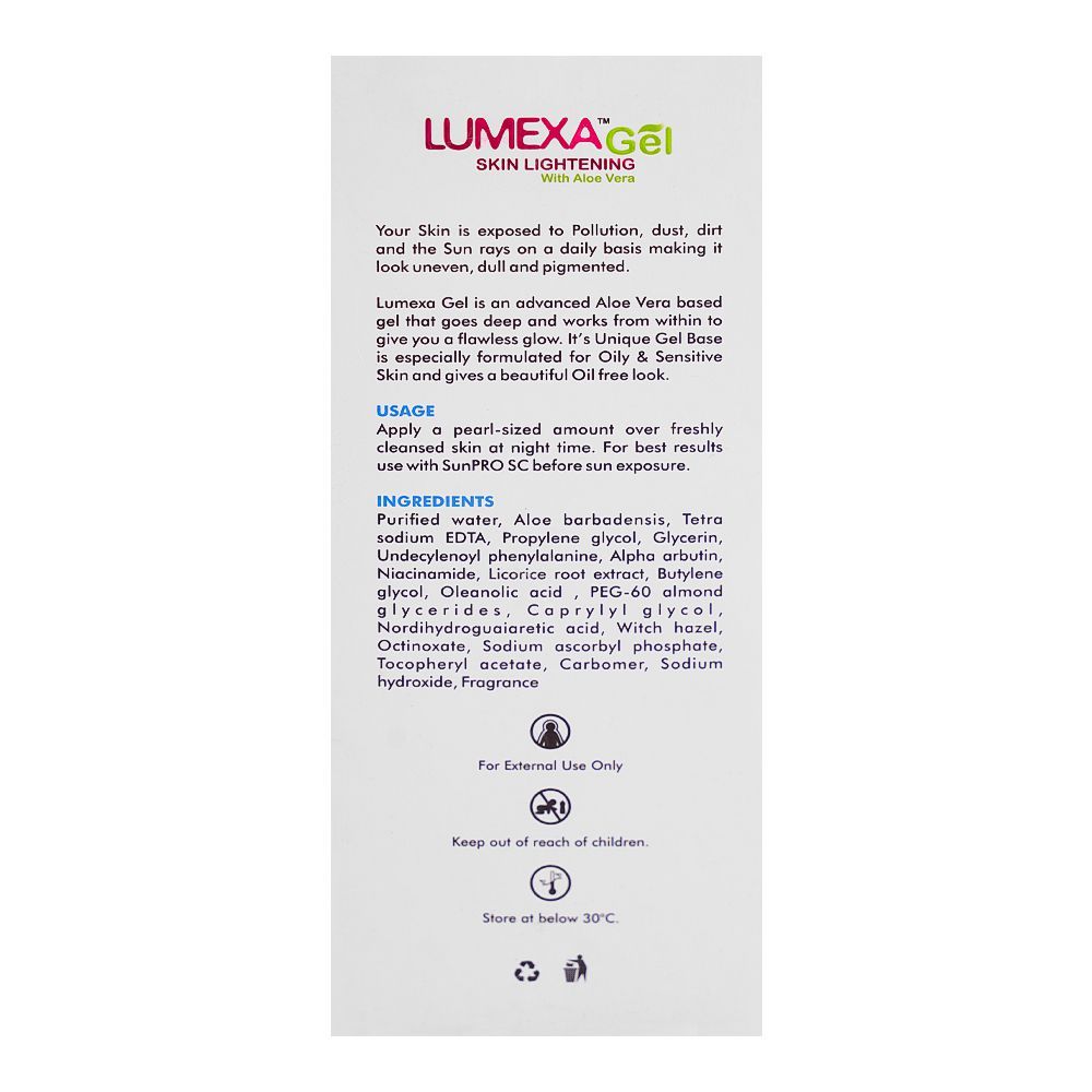 Buy Lumexa Skin Lightening Gel With Aloe Vera, 30g Online at Best Price ...