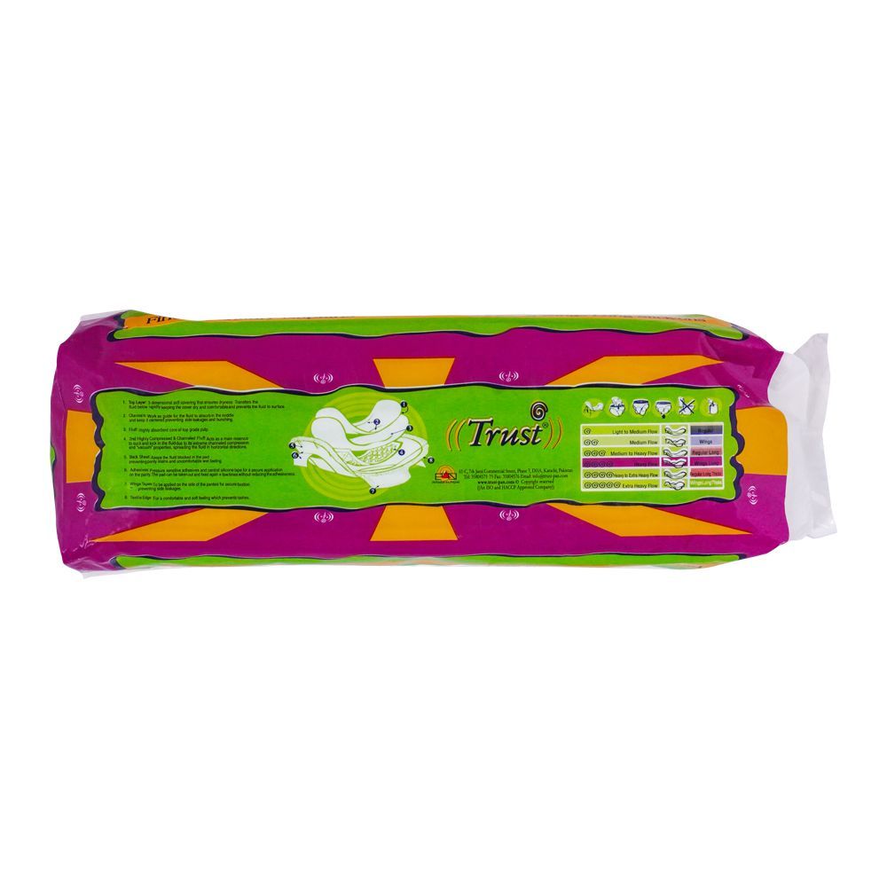 Purchase Trust Wings Long Stick-ons Sanitary Napkins, 8-Pack Online at ...