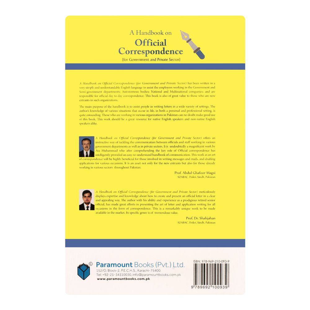 Order A Hand Book On Official Correspondence Book Online at Special ...