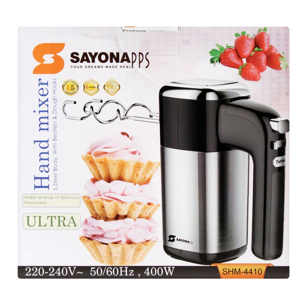 Order Sayona Hand Mixer, 400W, 5-Speed, SHM-4410 Online at Best Price ...