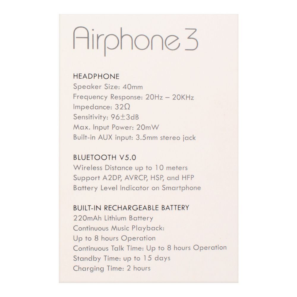 Purchase SonicEar Airphone 3 On Ear Bluetooth Headphones, Mint Online ...