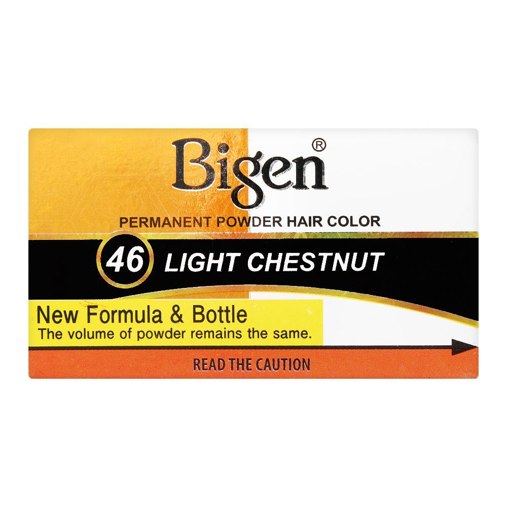 Order Bigen Permanent Powder Hair Color, 46 Light Chestnut Online at ...