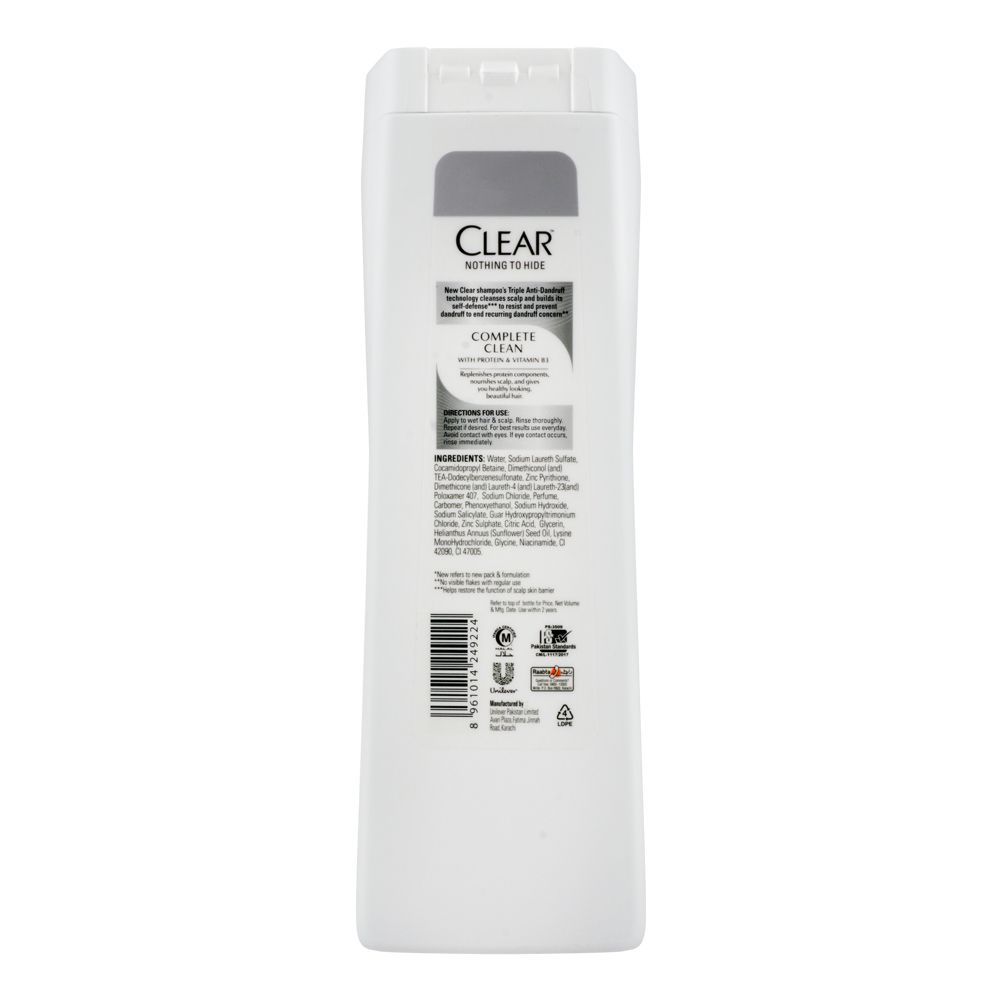 Order Clear Anti-Dandruff Complete Clean Shampoo, 380ml Online at ...