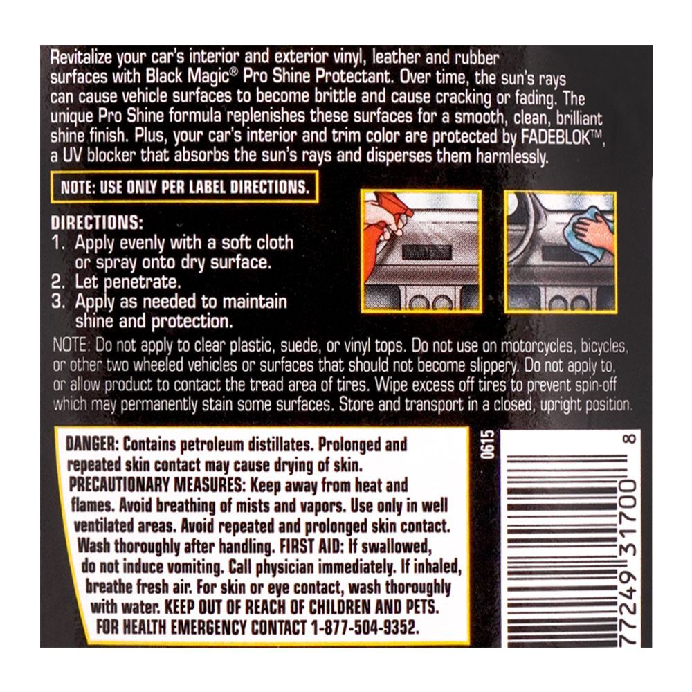 Purchase Black Magic Pro Shine Protectant, 473ml Online at Special ...