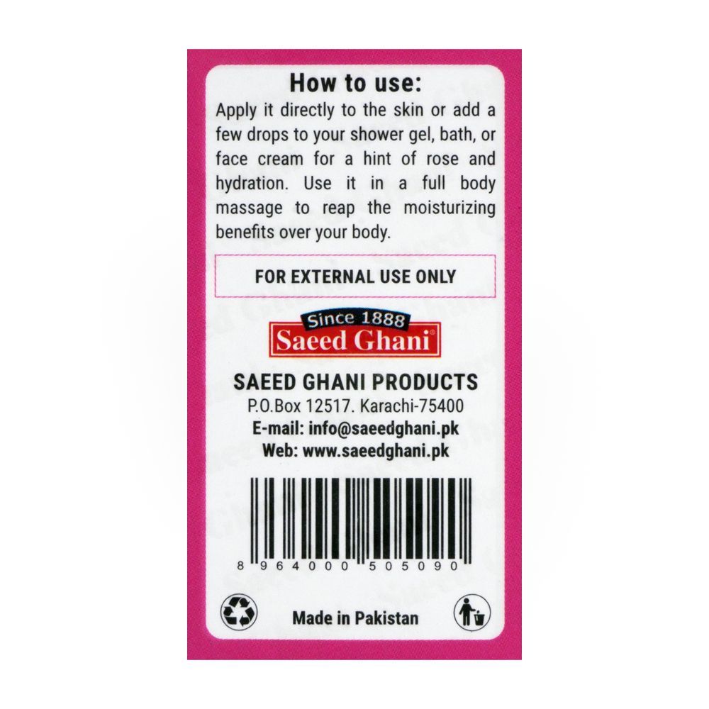 Purchase Saeed Ghani Rose Oil, 50ml Online at Special Price in Pakistan ...