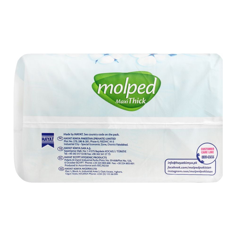 Purchase Molped Maxi Thick Hygiene Shield, Extra Long, 8+2 Pads Online ...