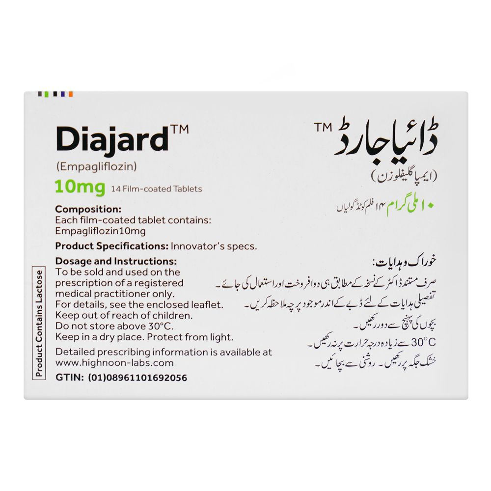 Purchase Diajard Tablets, 10mg Online at Special Price in Pakistan ...