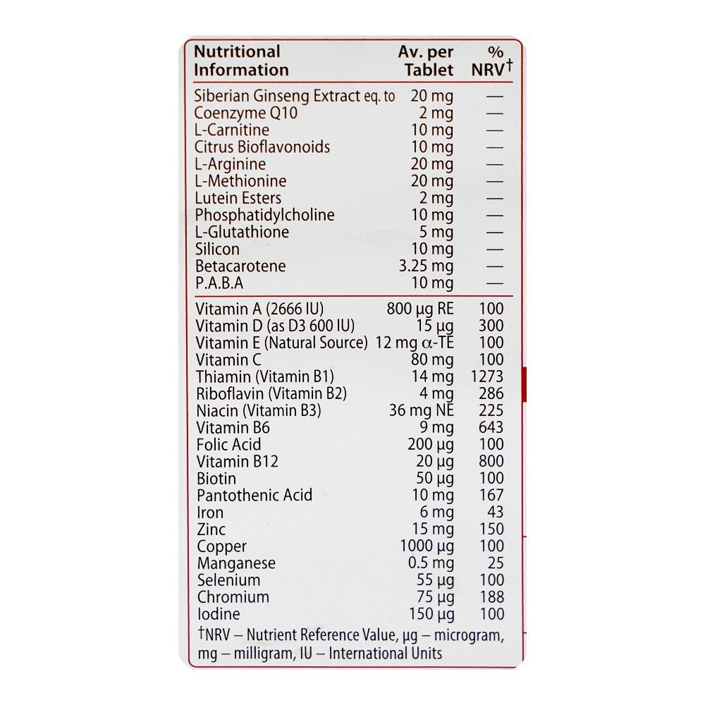 Vitabiotics Wellman 50+ Supplement Capsule, 30-Pack