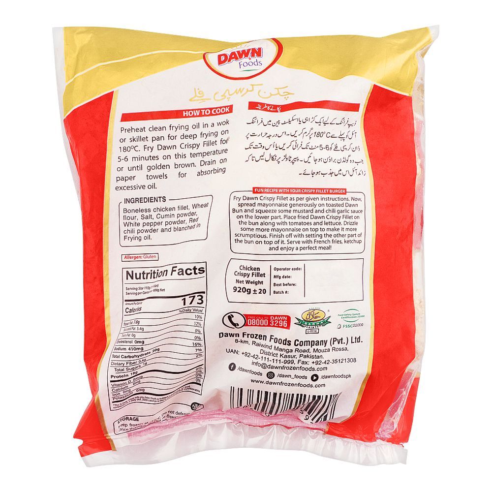 Order Dawn Chicken Crispy Fillets, 8-Pack, 920g Online at Best Price in ...