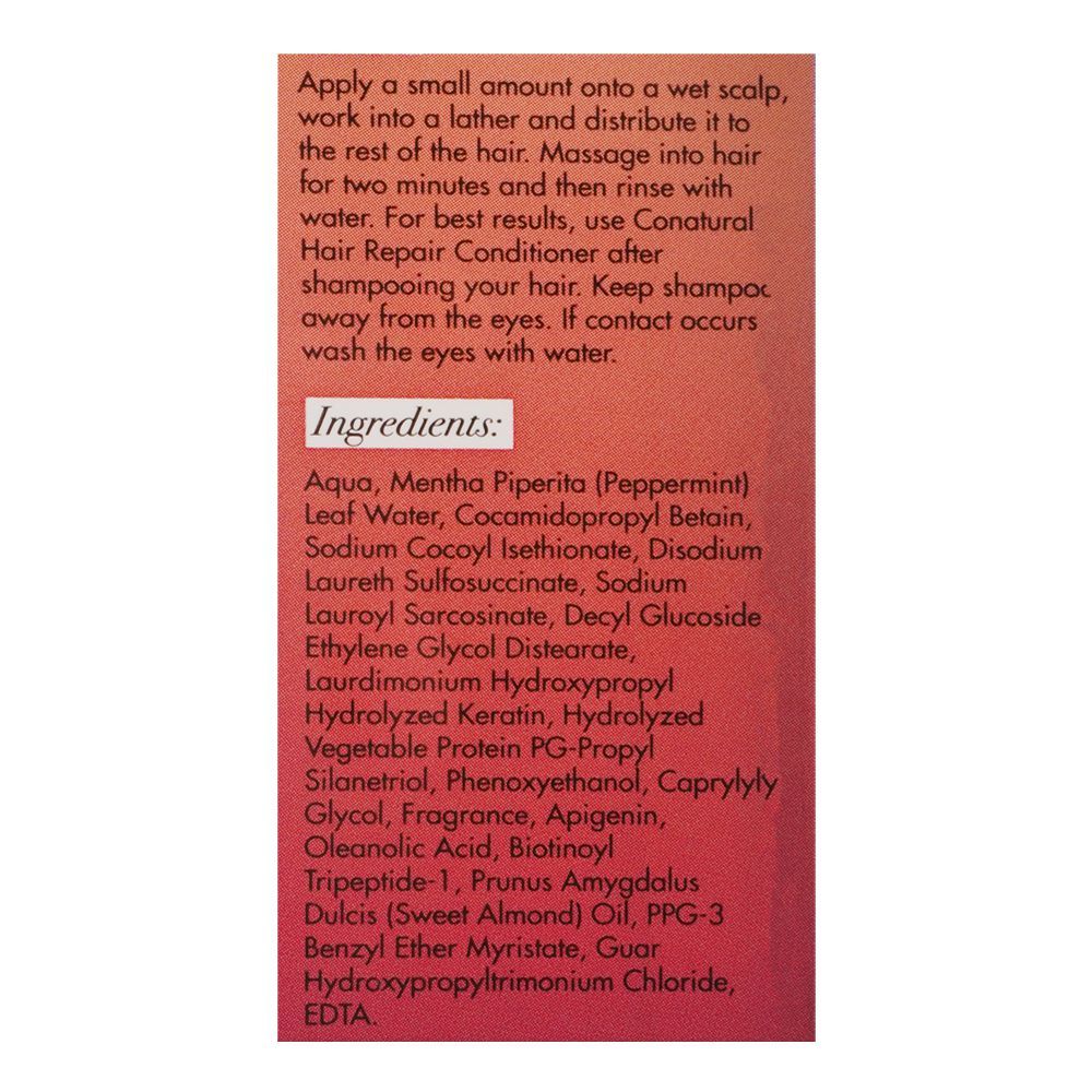 Buy CoNatural Hair Growth Shampoo, Paraben & Sulfate Free, 260ml Online ...