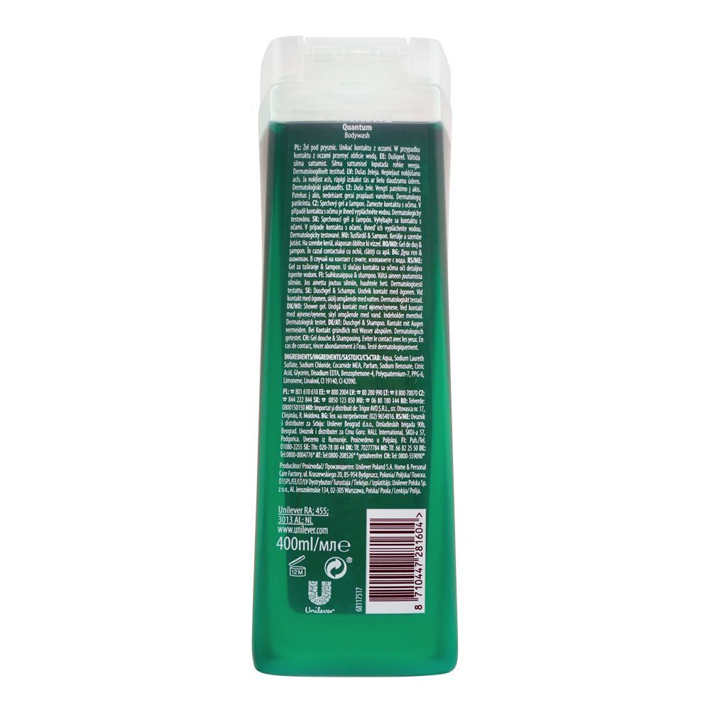 Purchase Rexona Men Quantum 2-In-1 Body Wash & Shampoo, 400ml Online at ...