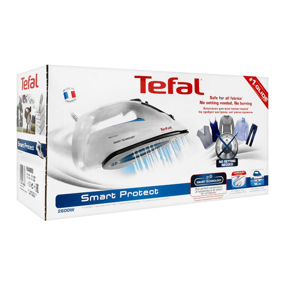 Purchase Tefal Smart Protect Steam Iron, 2600W, FV-4980EO Online at ...