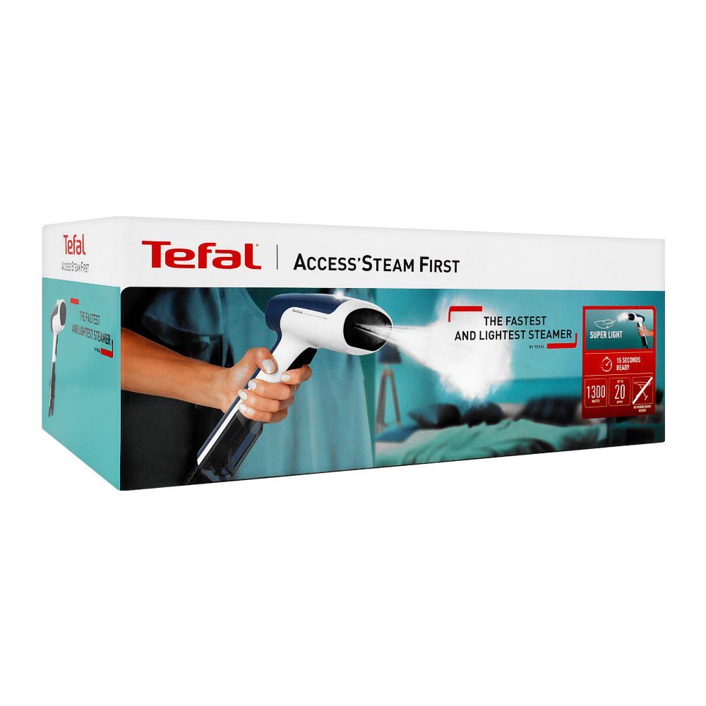 Buy Tefal Access Steam First Handheld Garment Steamer, 1300W, DT-6130G0 ...